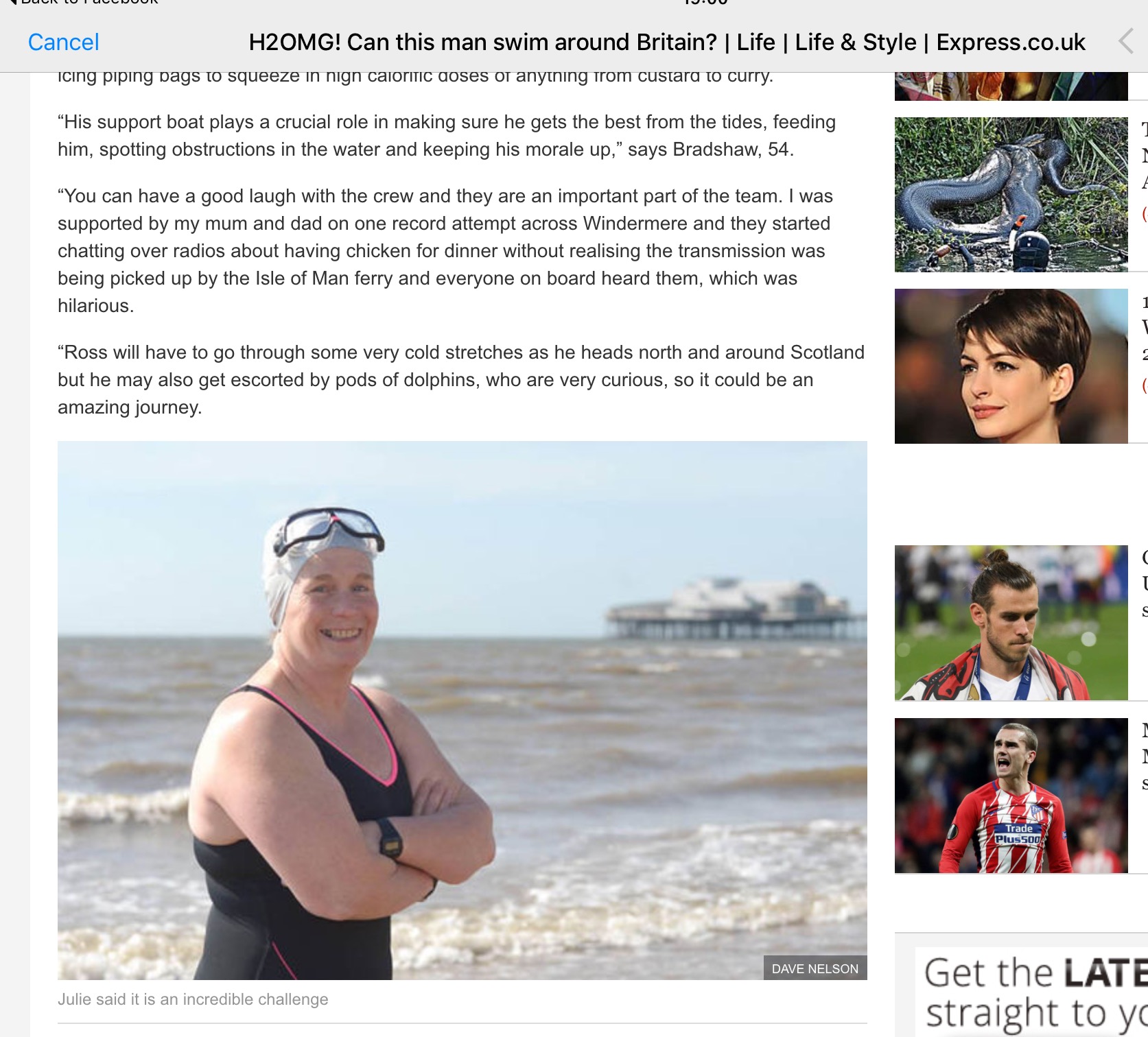 H2OMG! Can this man swim around Britain? – Get Set 4 Success