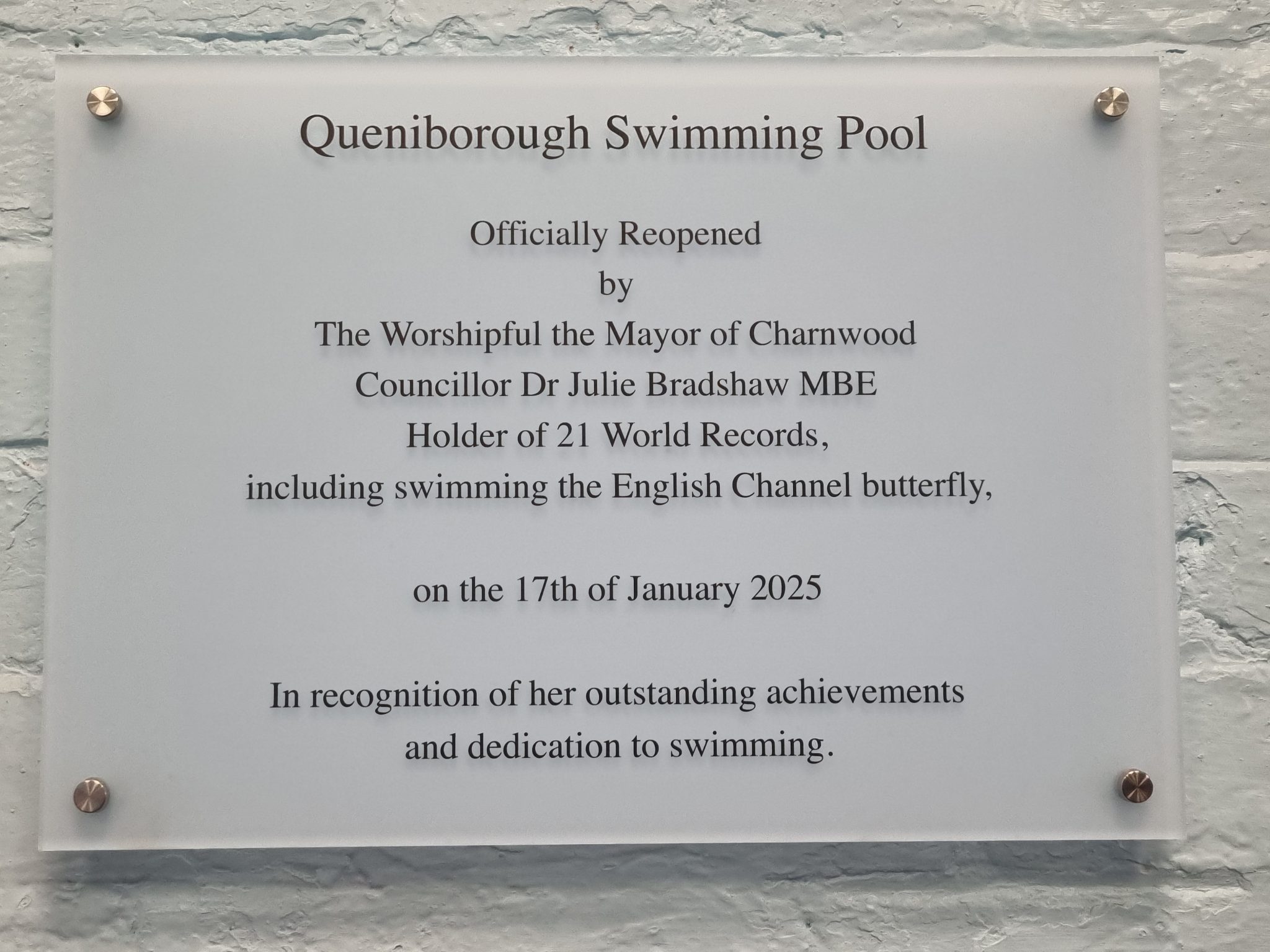 Mayor Officially Opens Queniborough Swimming Pool – Get Set 4 Success
